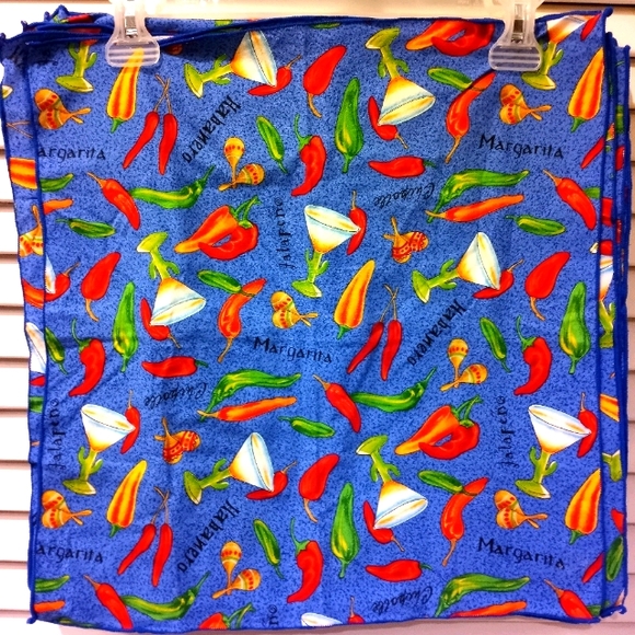 Kitchen | 6 Chili Margarita Mexican Fiesta Cloth Napkins | Poshmark